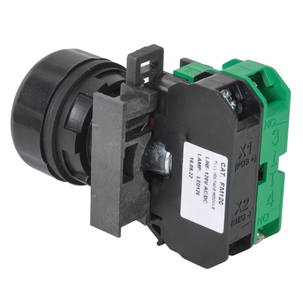 22mm IEC Push Buttons Pilot Devices with Snap-on Contact Blocks ...