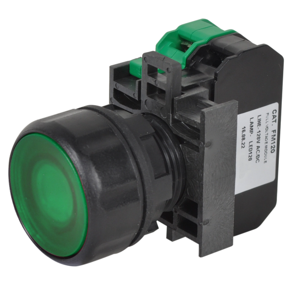 22mm IEC Push Buttons Pilot Devices with Snap-on Contact Blocks ...