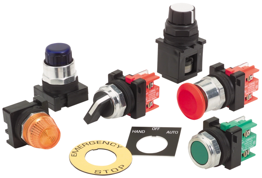 30mm Selector Switches, Non-Illuminated & Keyed Operators - c3controls